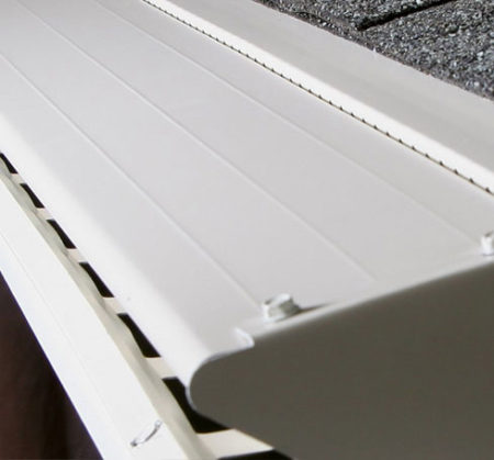 LeafX - Lakeside Gutter Products | Contractors Job Site Seamless Gutter ...